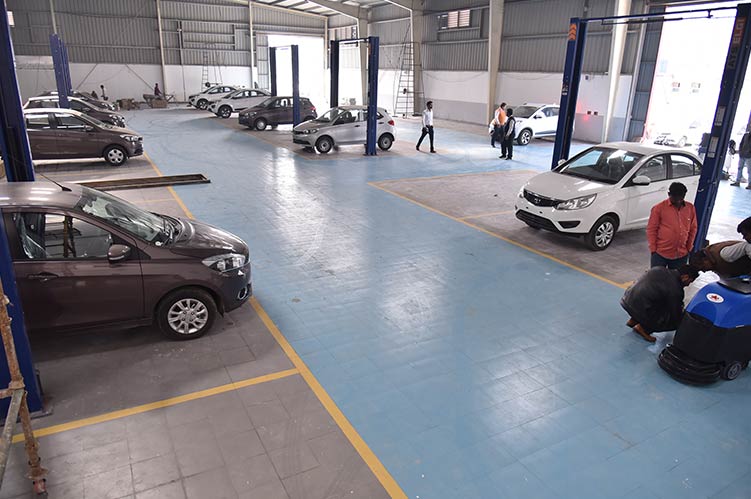 Tata Showroom and Workshop Images | Puneet Autosales