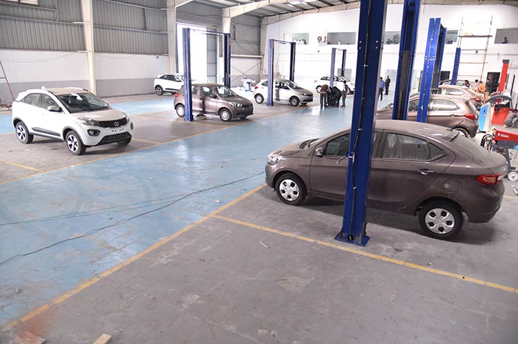 Tata Showroom and Workshop Images | Puneet Autosales