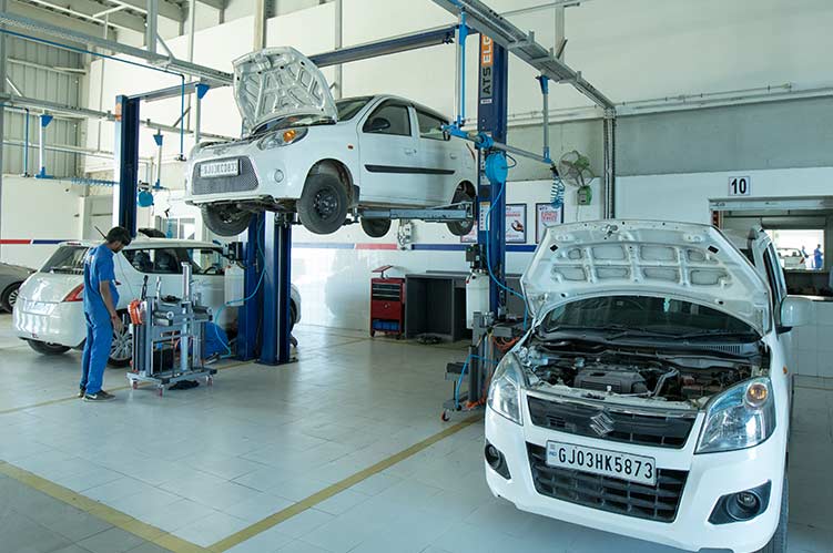 Maruti Showroom and Workshop Images | Kataria Maruti Suzuki