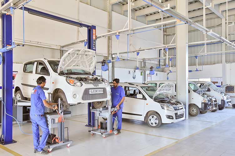 Maruti Showroom and Workshop Images | Kataria Maruti Suzuki