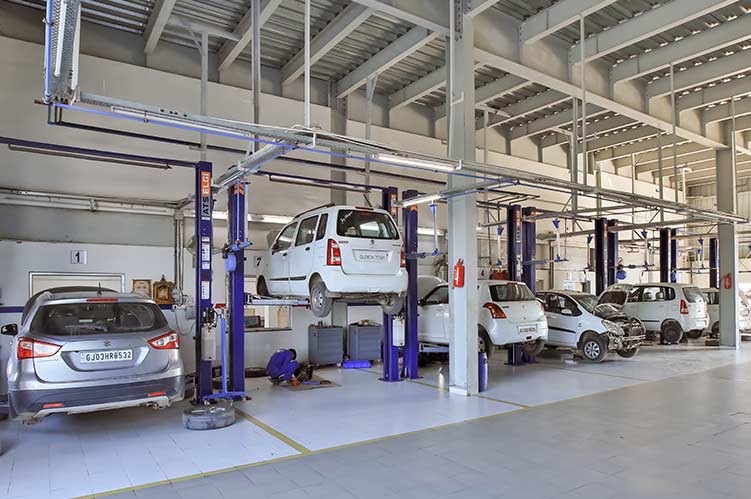 Maruti Showroom and Workshop Images | Kataria Maruti Suzuki