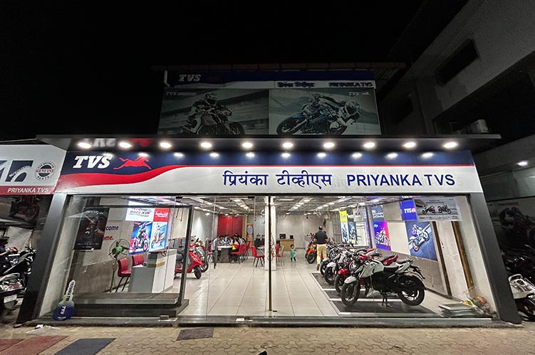 TVS dealers and showrooms in Panvel | Priyanka TVS