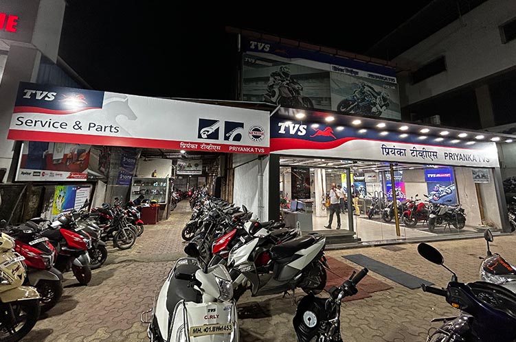 TVS Showroom and Workshop Images | Priyanka TVS