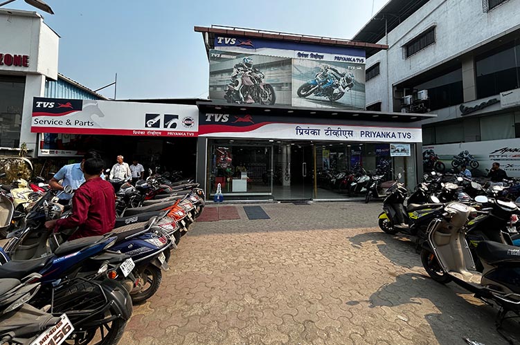 TVS dealers and showrooms in Panvel | Priyanka TVS