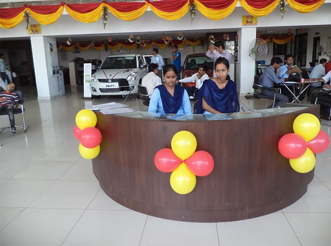 Maruti Showroom and Workshop Images | Bright 4 Wheel