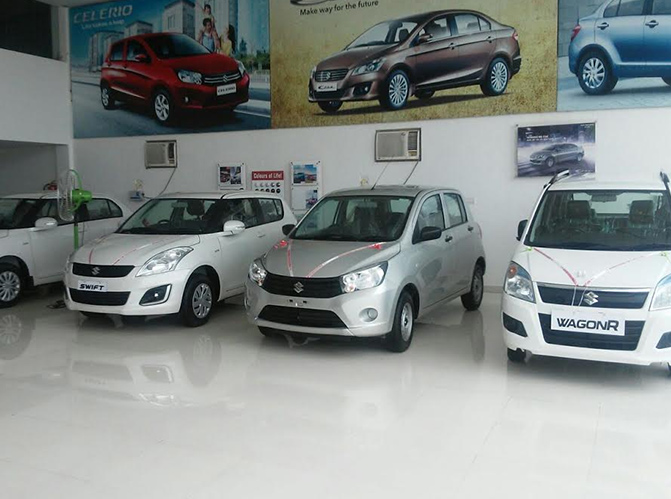 Maruti Showroom and Workshop Images | Bright 4 Wheel