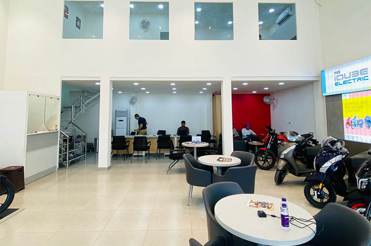 TVS Showroom and Workshop Images | Novelty TVS